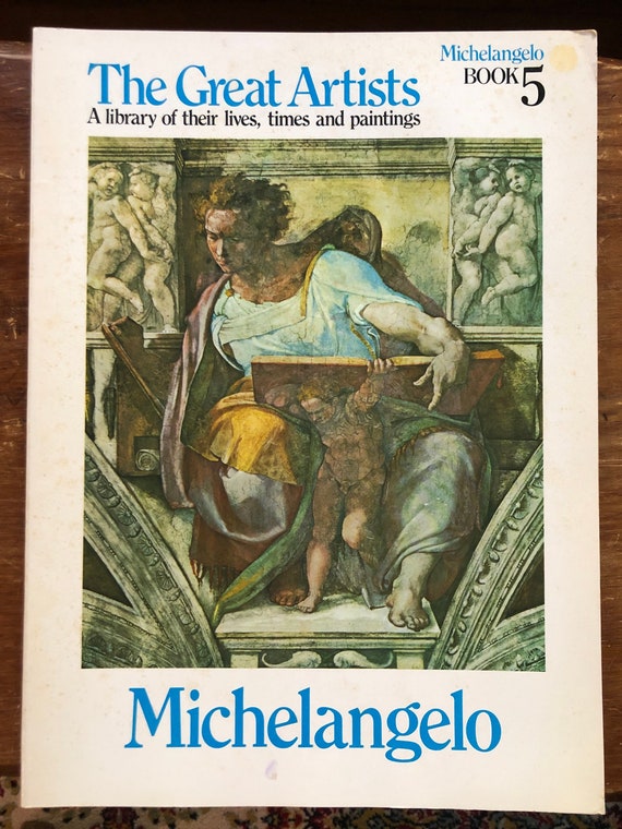 The Great Artists Michelangelo Book 5 | Etsy