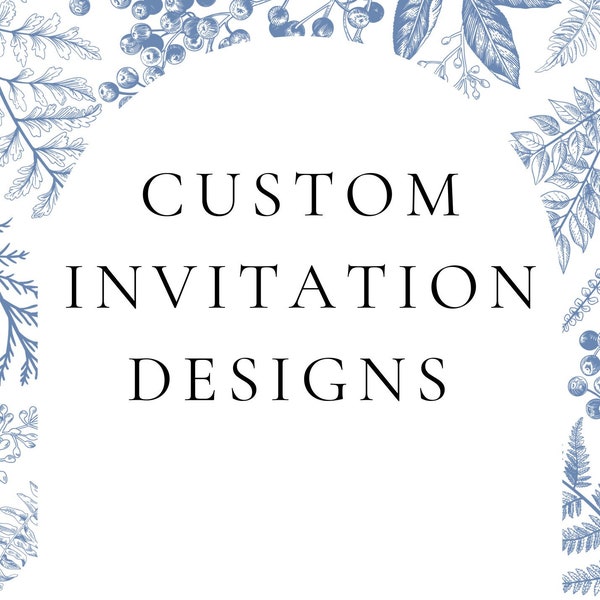Custom Invitations - Etsy
