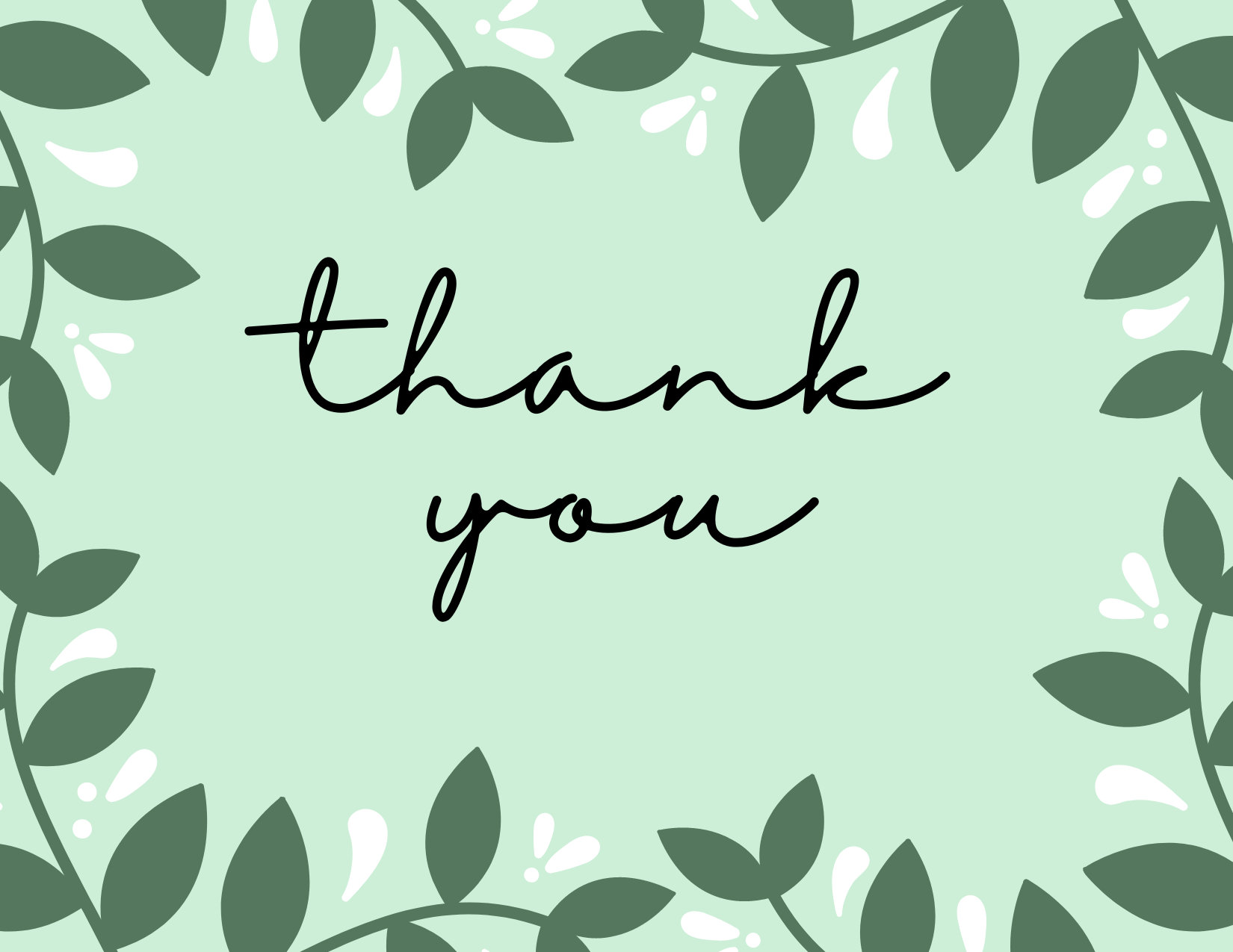 Thank You Card, Postcard, Cute Card - Etsy