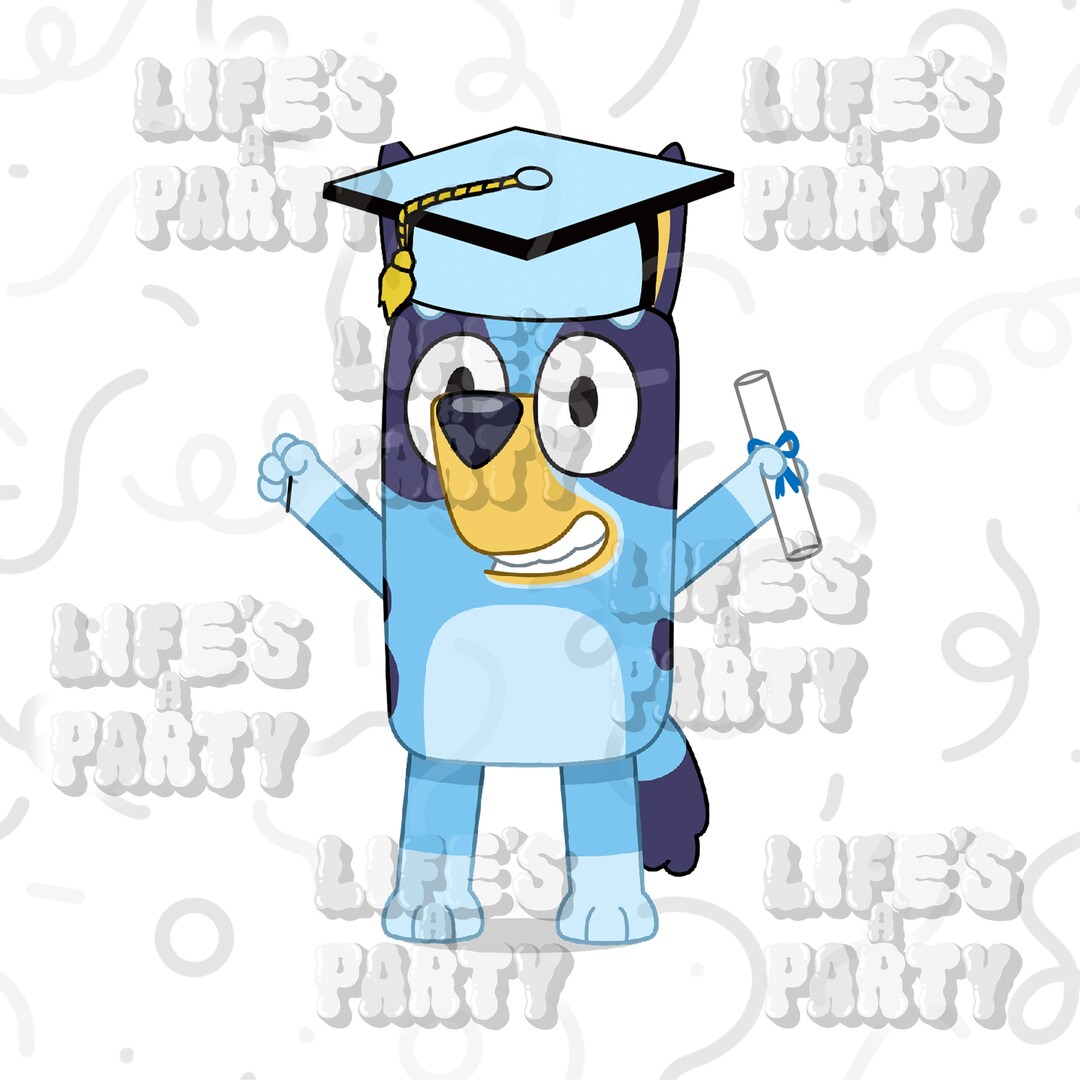 Bluey Grad File Digital Download Only - Etsy Australia