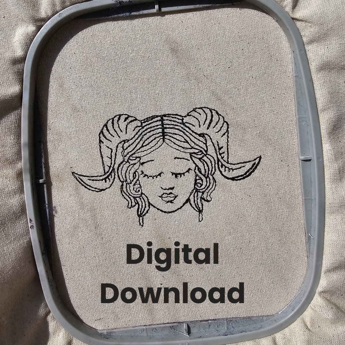 Mythology Embroidery Design | Machine Embroidery File | Satyr ...