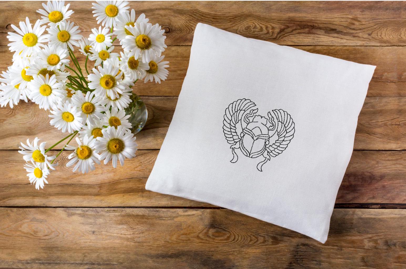 Scarab Beetle Embroidery Design | Machine Embroidery File | Egyptian ...