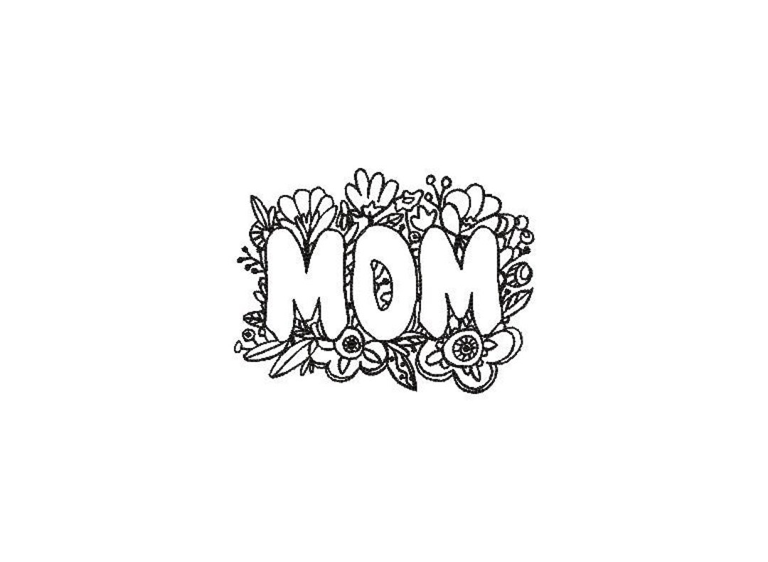 Mom Machine Embroidery File for Mothers Day Instant Download Gift for ...