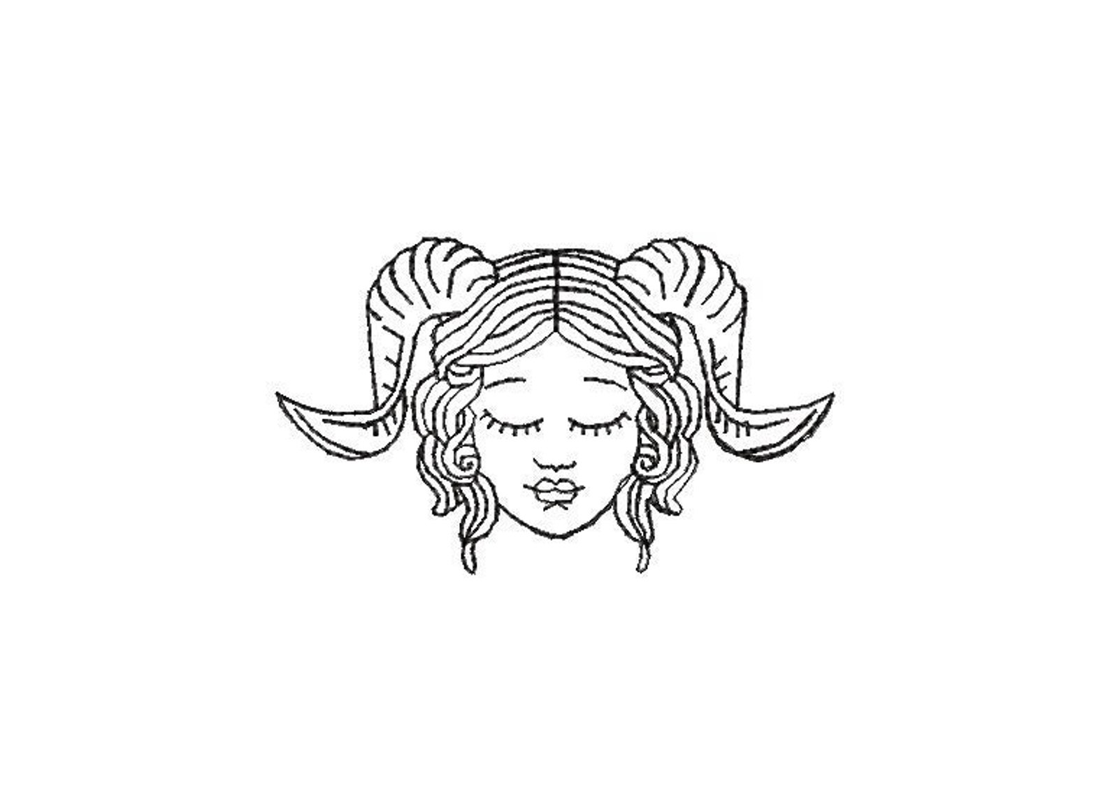 Mythology Embroidery Design | Machine Embroidery File | Satyr ...
