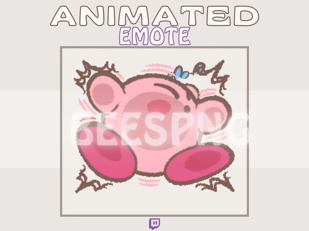Animated Twitch Emote Kirb Slam Emotes for Twitch Twitch Emotes, Meme ...