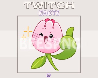 Twitch Emote floral Tears'' Emotes for Twitch Cute Emotes, Flower ...