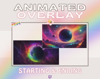 Pride/mo V1 Animated Twitch Overlay Package - Etsy