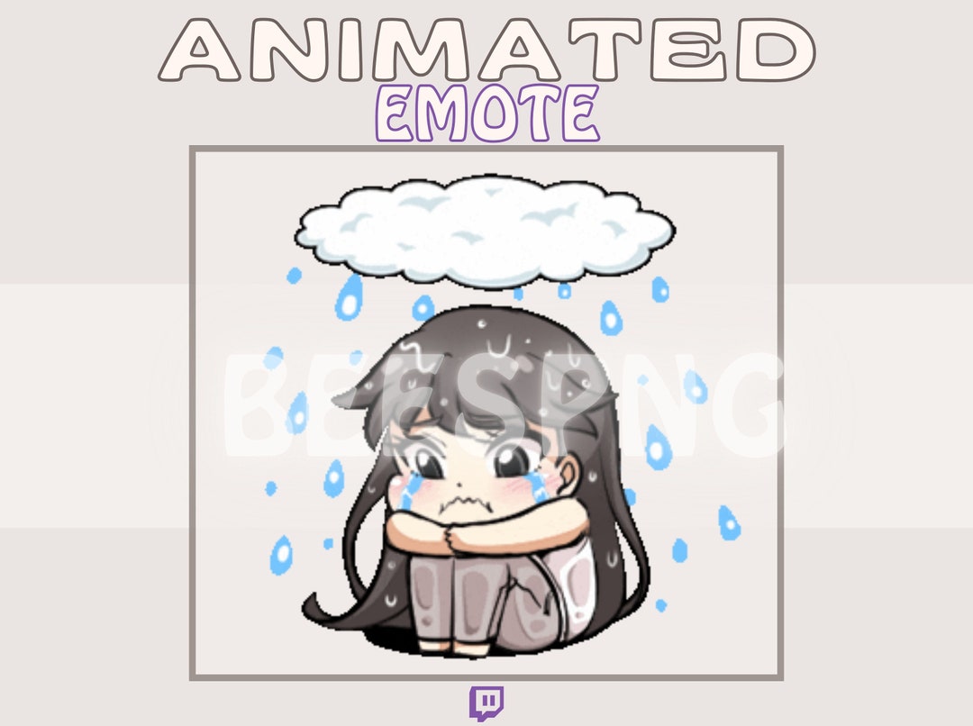 Animated Twitch Emote ''sad Cloud'' Emotes for Twitch Cute Emotes, Sad ...