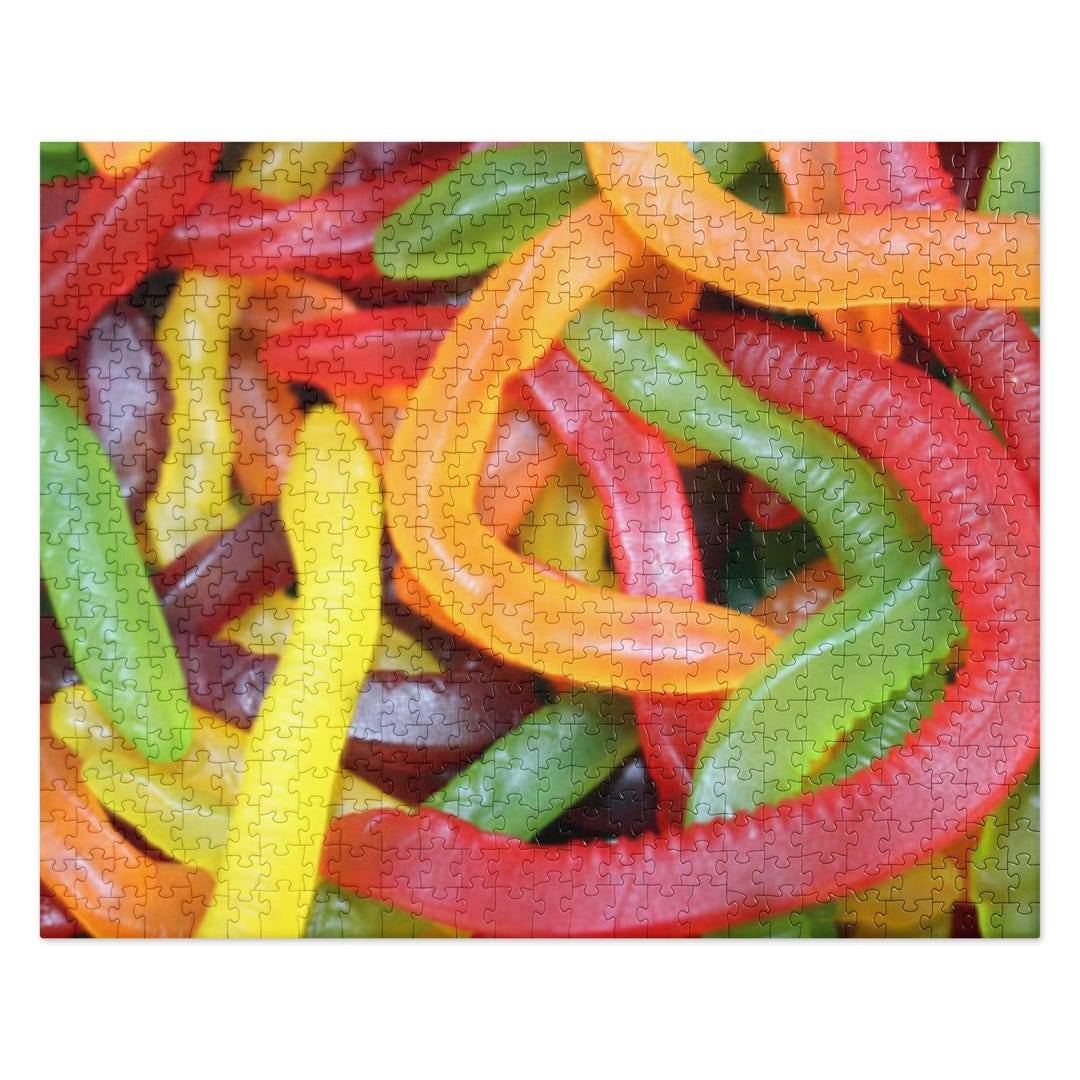 Gummy Worms, Candy Jigsaw Puzzle - Etsy