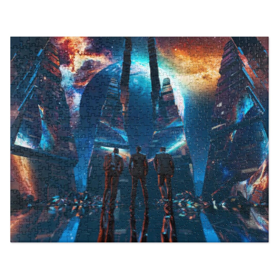 Universal Collapse, Galaxy Collide Jigsaw Puzzle - Etsy