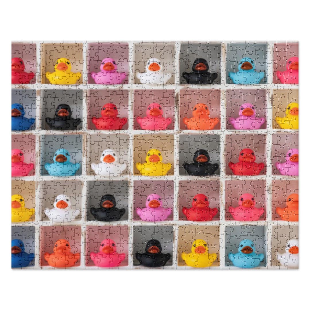 Rubber Duck Collection, Rainbow of Ducks Jigsaw Puzzle - Etsy