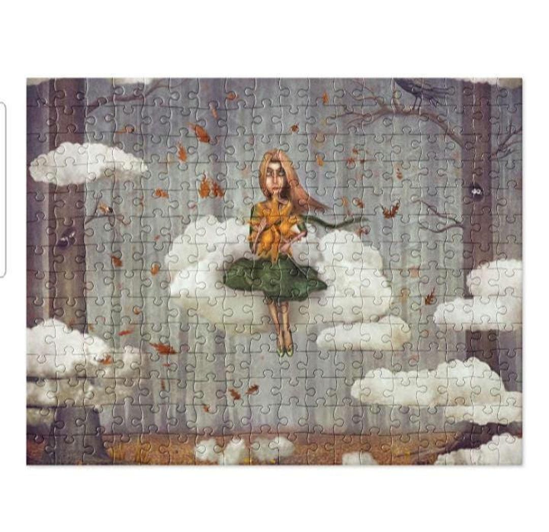 Deep Meditation, Drift Away With the Trees Jigsaw Puzzle - Etsy