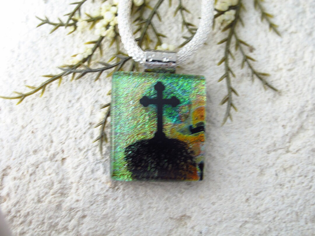 Petite Rooted Cross Necklace, Cross With Roots, Handmade Necklace ...