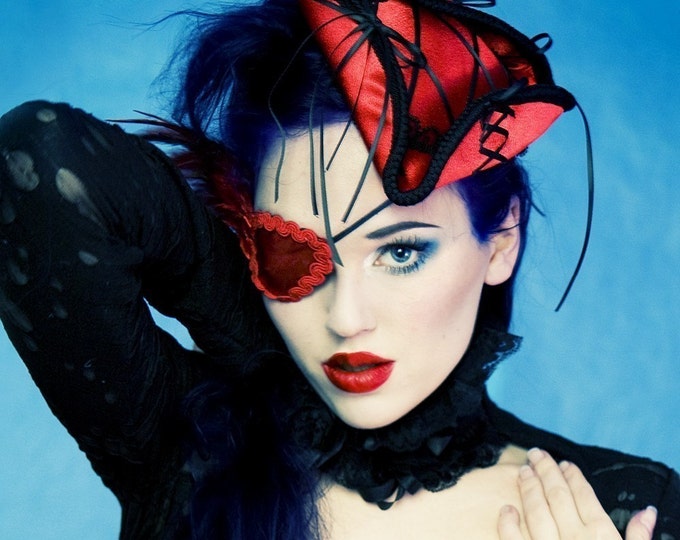 Ruby Red Eye Patch - Etsy