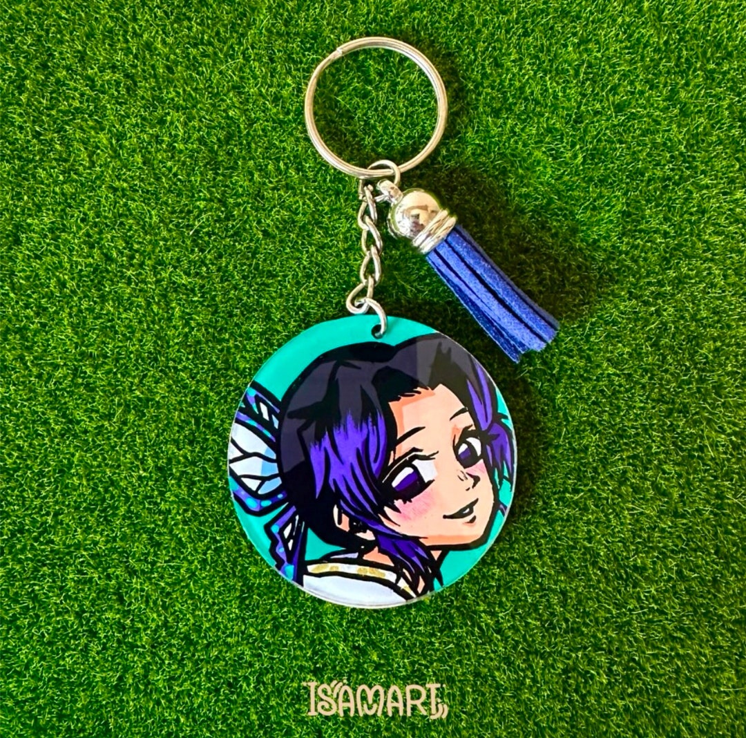 Shinobu Keychain, Demon Slayer: Kimetsu No Yaiba - Etsy