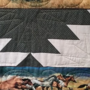 Western Style Patchwork Quilt PDF Instant Download Lap Quilt Pattern ...