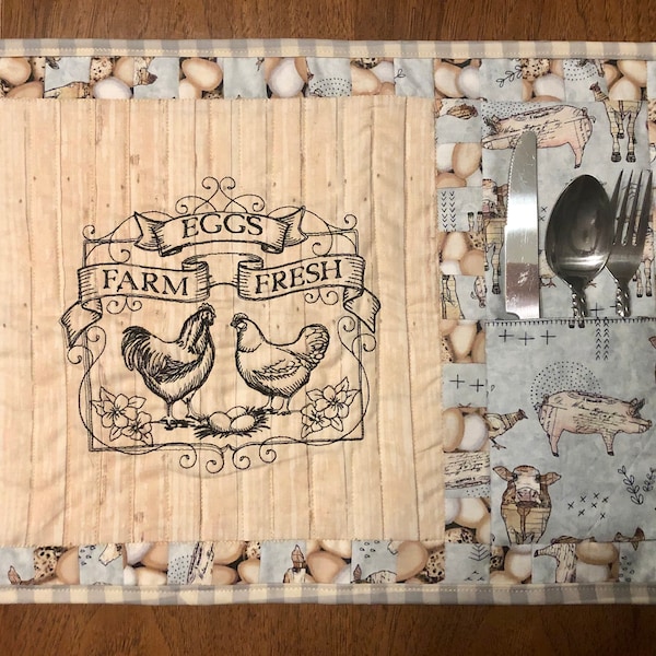 Pocket Placemat - Etsy