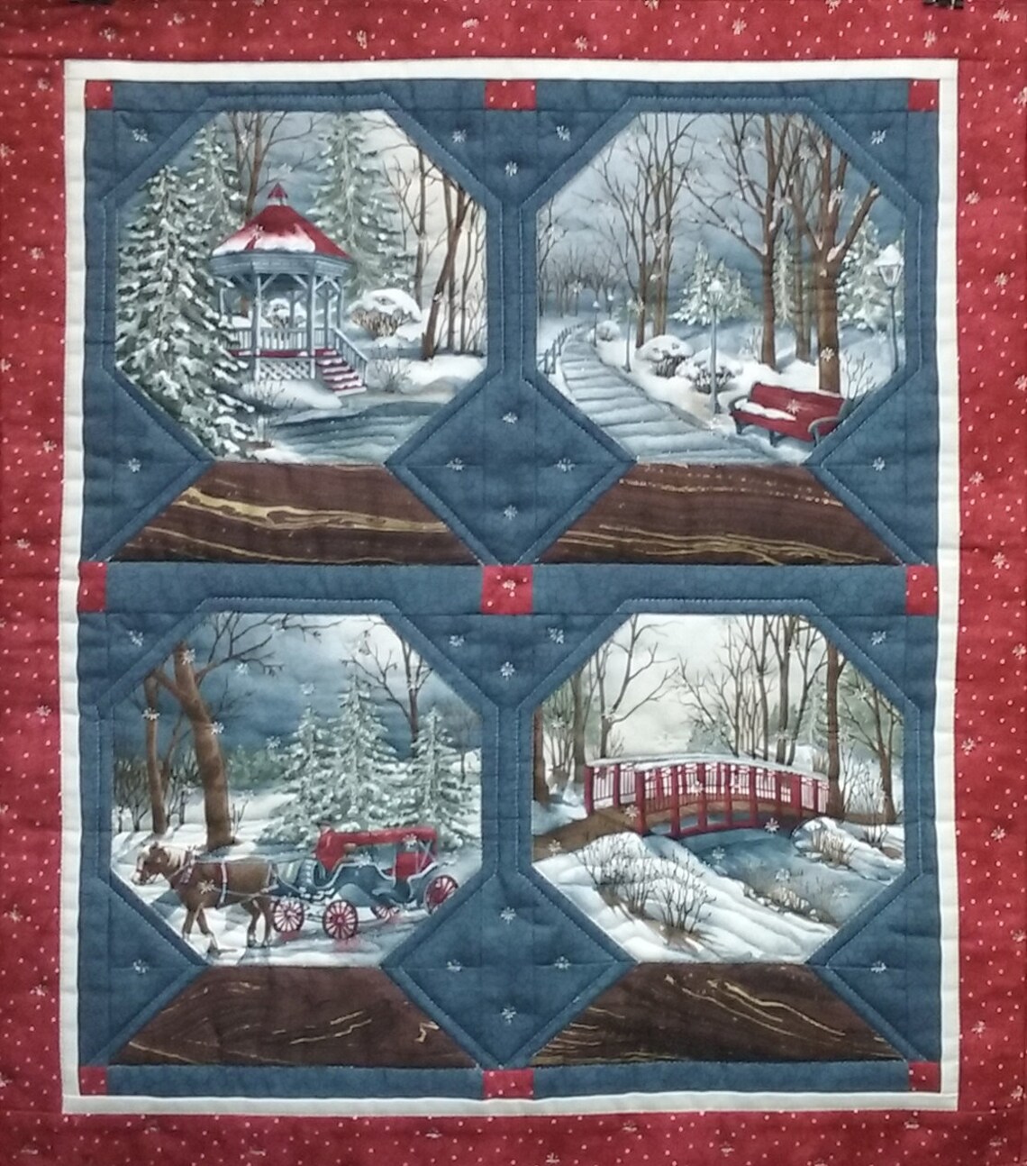 Vintage Scenes Snow Globe Quilt Pattern PDF Download Suitable for ...
