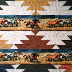 Western Style Patchwork Quilt PDF Instant Download Lap Quilt Pattern ...