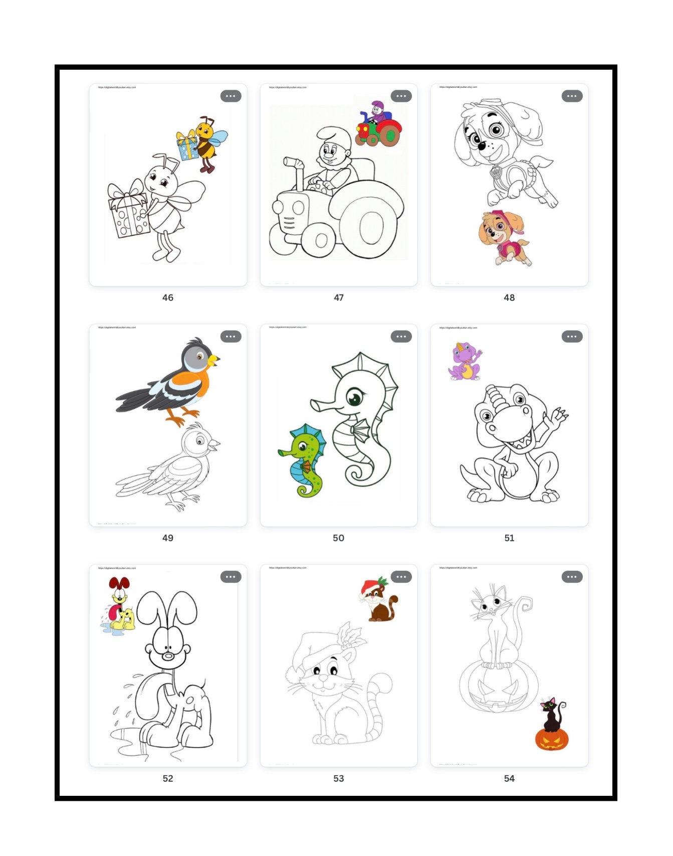 75 Easy Coloring Pages for Kids, Toddlers, Preschoolers Toddlers ...