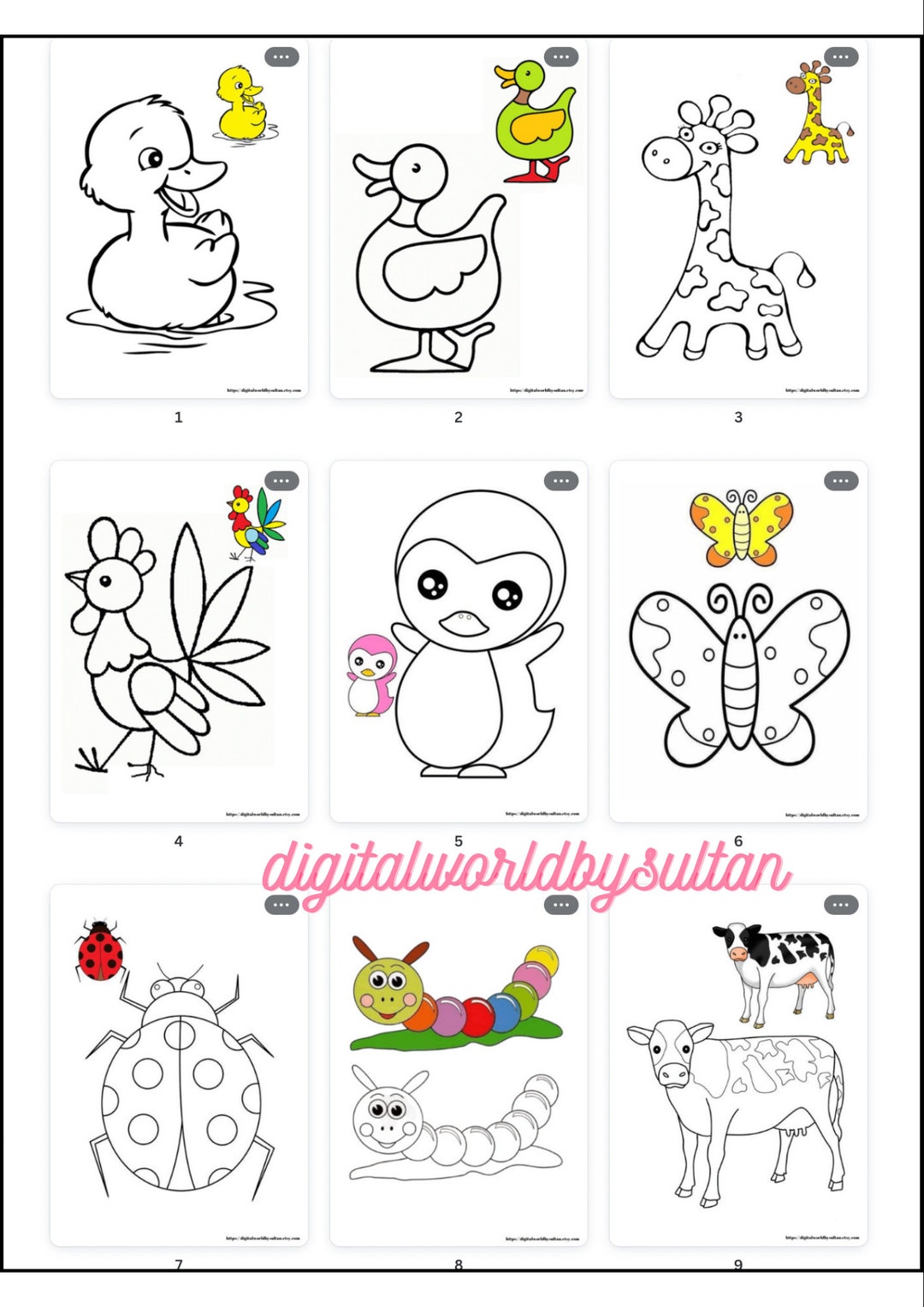 52 Easy Coloring Pages for Kids, Toddlers, Preschoolers Toddlers ...