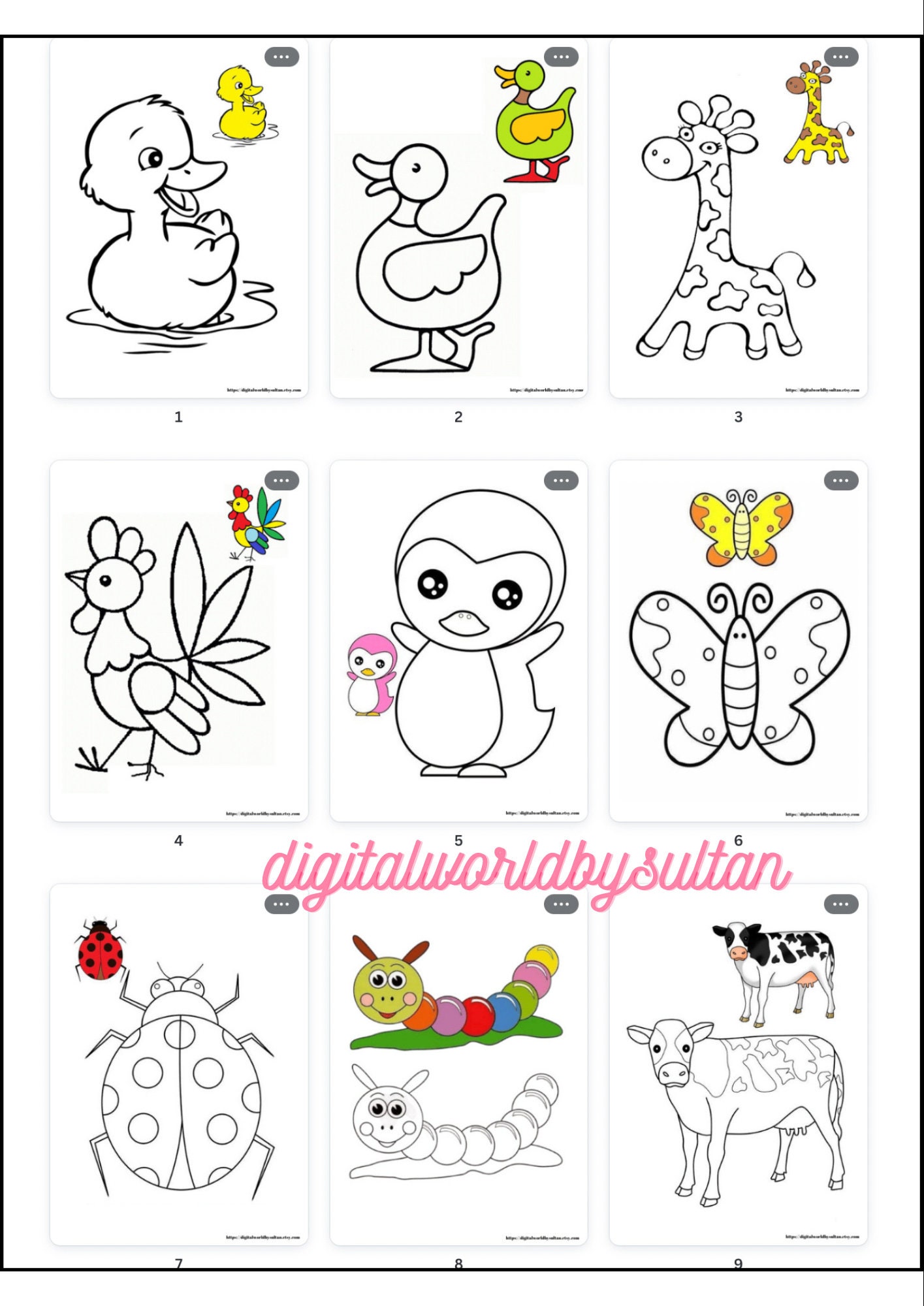52 Easy Coloring Pages for Kids, Toddlers, Preschoolers Toddlers ...