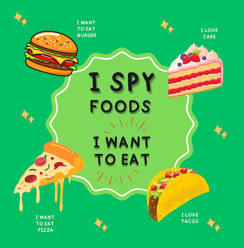 I Spy Food Book for Kids – Fun Printable Activity Game – Toddler ...
