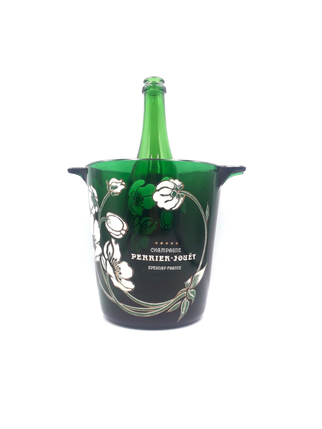 PERRIER-JOUËT Luxury Champagne Bucket Green Vintage Made in France ...