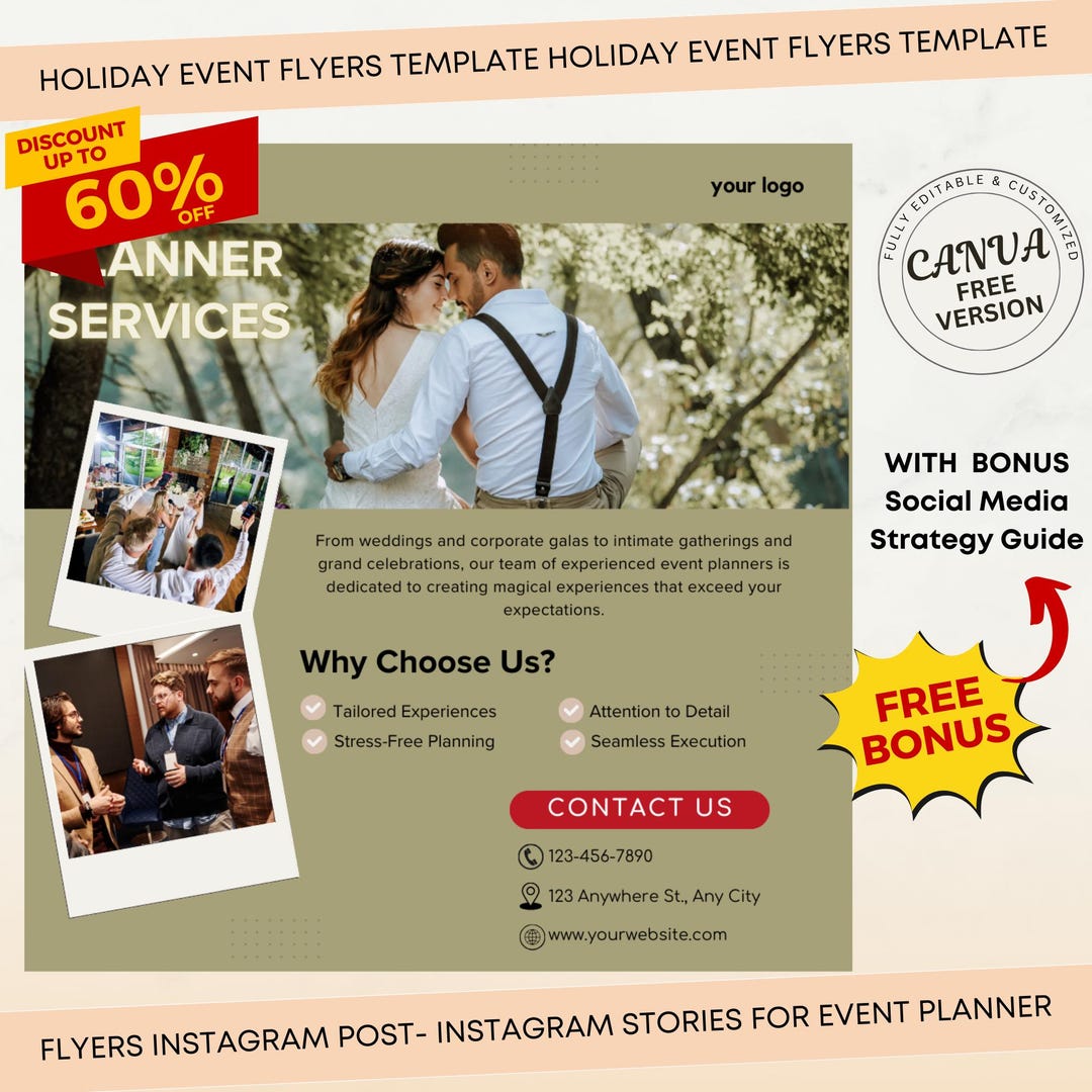 Event Planner, Event Planner Flyer, Event Planning Flyer, Event ...