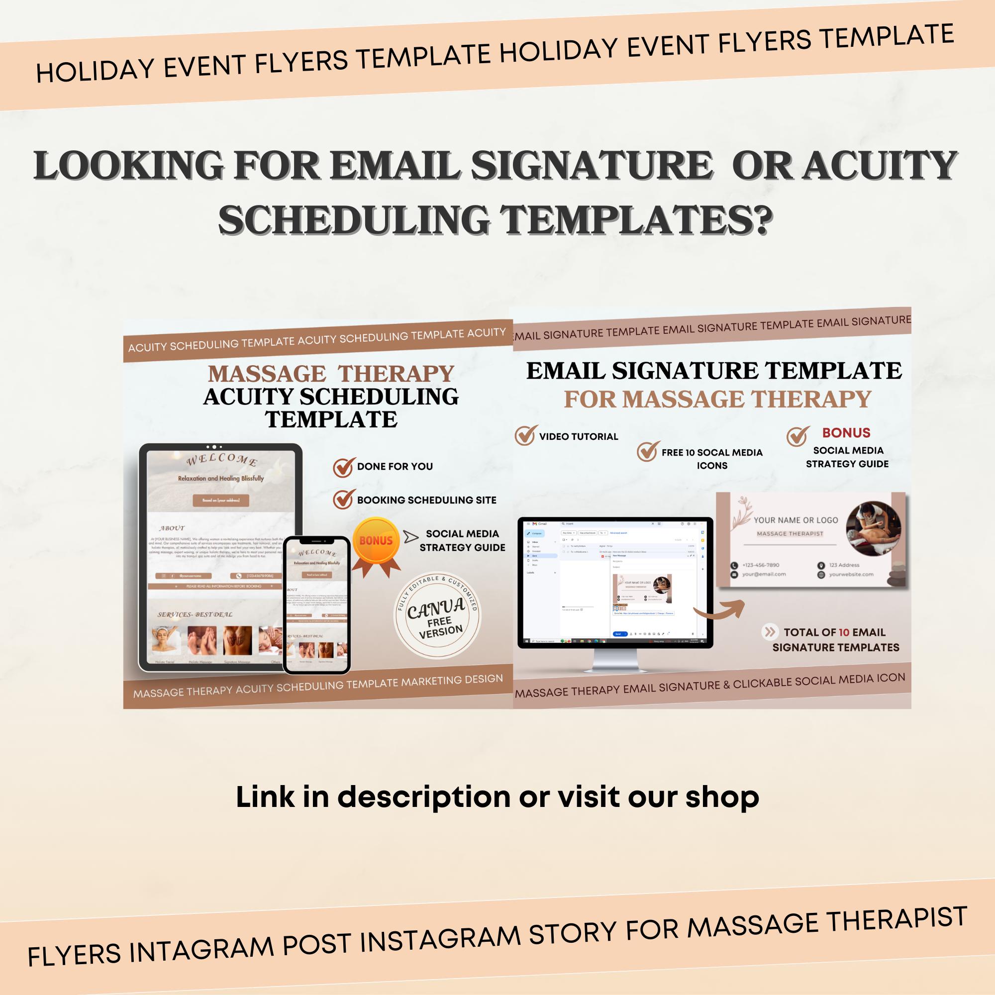 Massage Therapy Flyers, Massage Therapist, Instagram Post Template ...