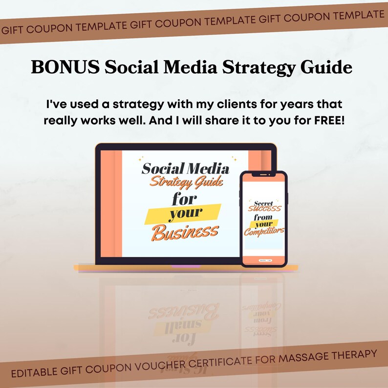 Massage Therapist, Massage Gift Certificate Printable, Digital Coupons ...
