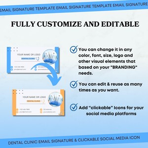 Dental Email Signature, Dentist Template, Dental Clinic Templates ...