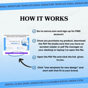 Dental Email Signature, Dentist Template, Dental Clinic Templates ...