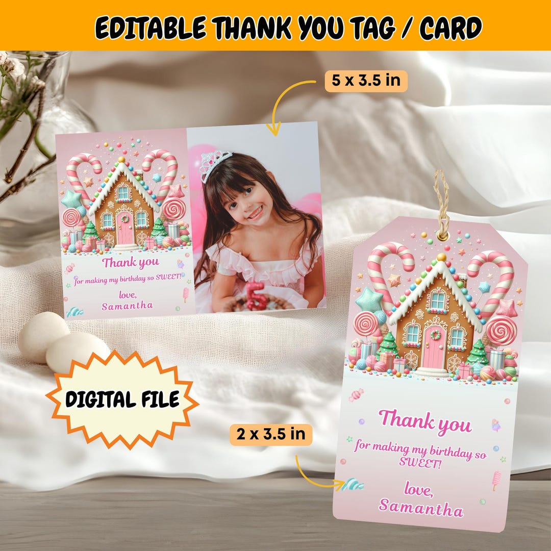 Sweet Celebration Birthday Tags, Birthday Party Favor, Sweet Girl ...