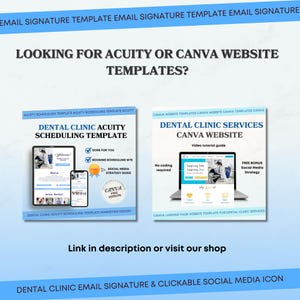 Dental Email Signature, Dentist Template, Dental Clinic Templates ...