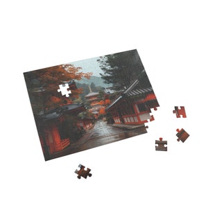 Tranquil Allure of Japan: Temples Garden Personalized Puzzle - Japanese ...
