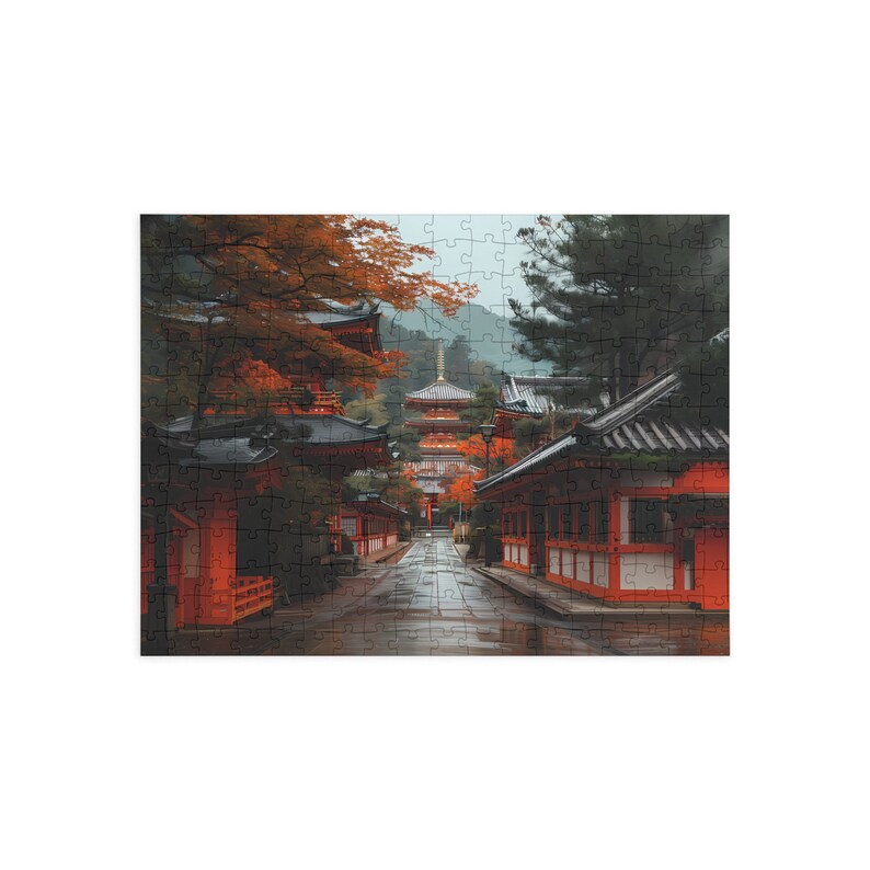 Tranquil Allure of Japan: Temples Garden Personalized Puzzle - Japanese ...