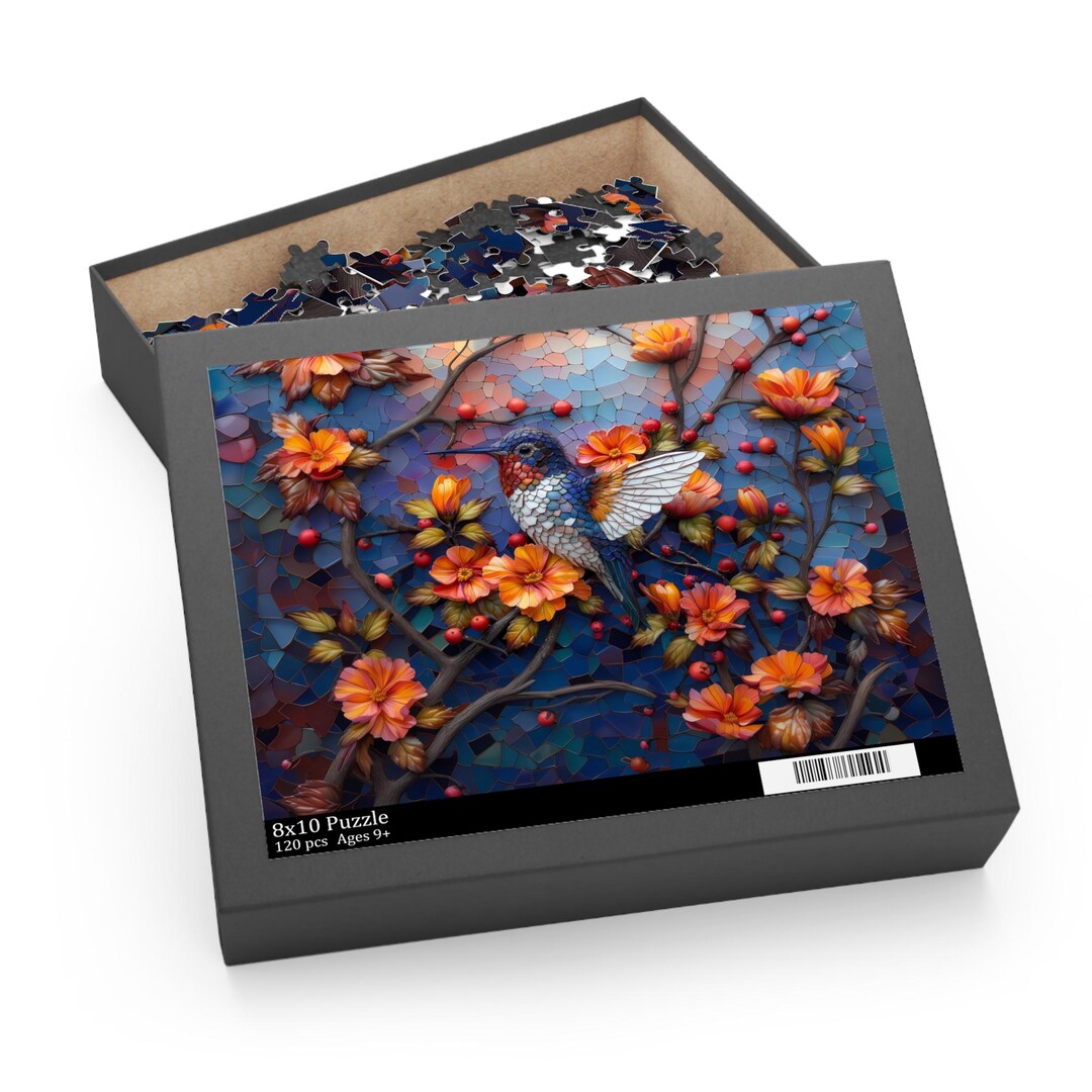 Hummingbird on Flowering Branch Puzzle 120,252, 500 Piece Jigsaw - Etsy