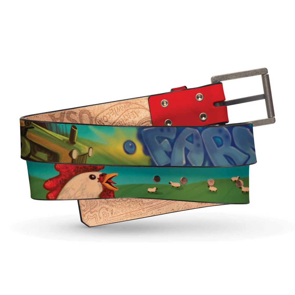 Farmer Boy Leather Belt Farm Belt Leather Belt Farming - Etsy