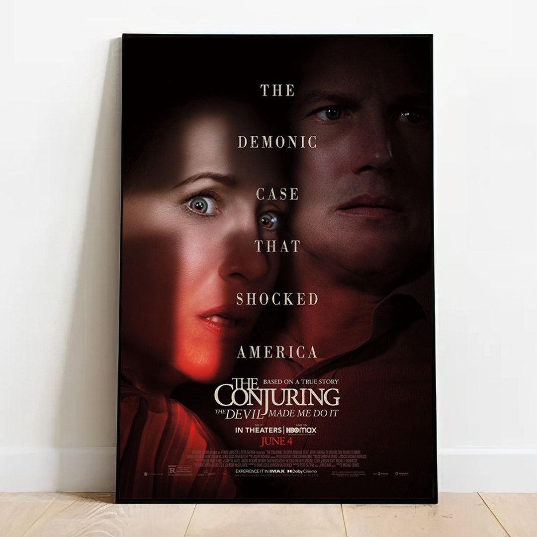 The Conjuring the Devil Made Me Do It Movie Poster Print,wall Art Gift ...