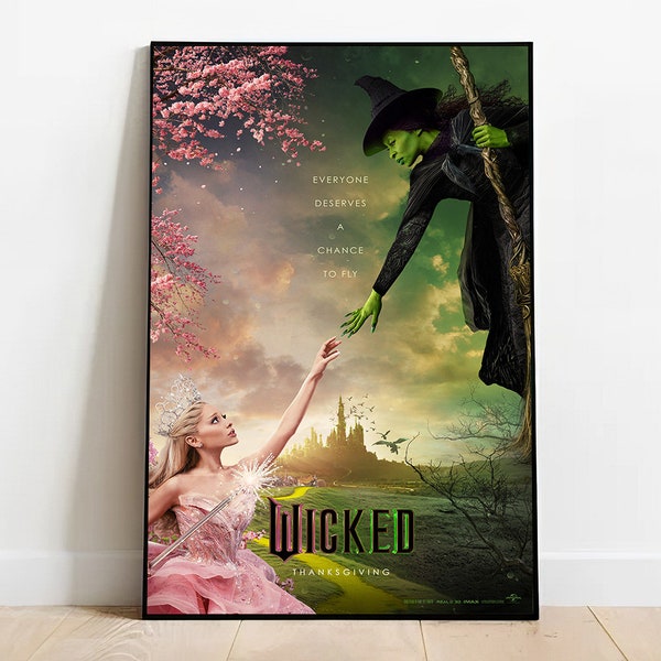 Wicked Musical Poster - Etsy UK