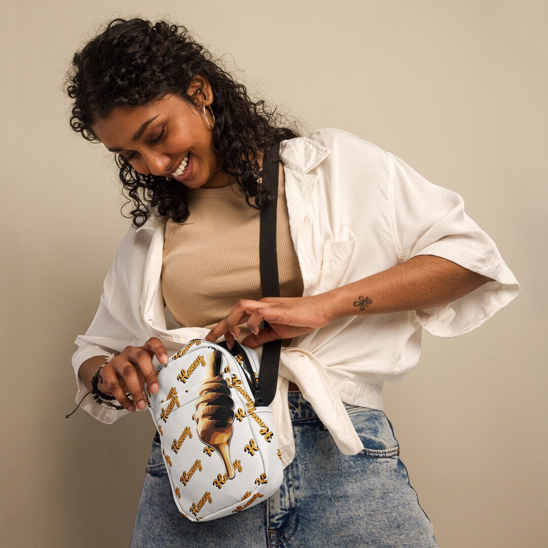 Honey Crossbody Bag Honey Print Night Out Bag Honey Lover Bag Small ...