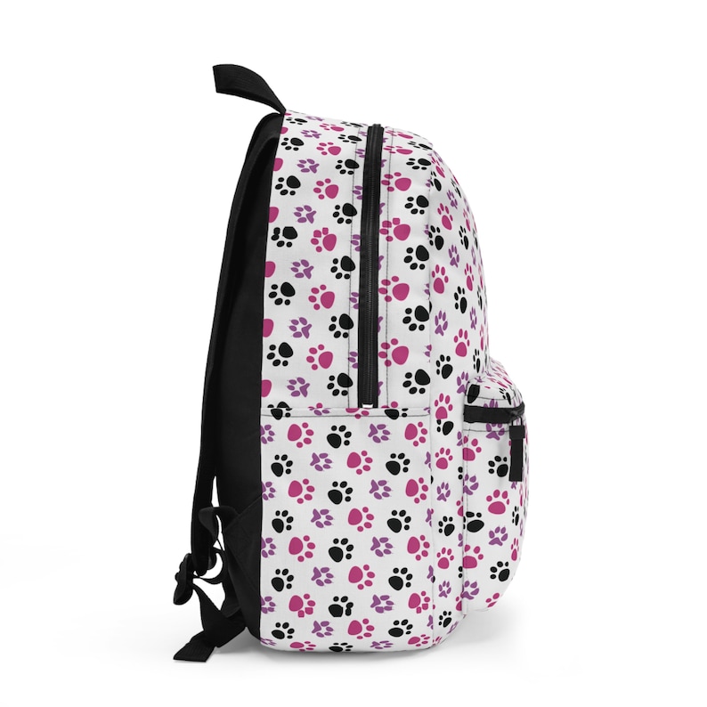 Dog Paw Print Backpack Stylish Animal Lover's Bag Durable and Spacious ...