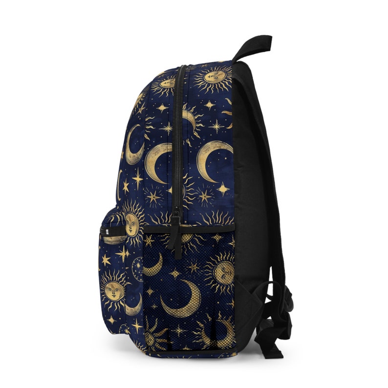 Sun, Moon, and Star Backpack Celestial Book Bag for School and Travel ...