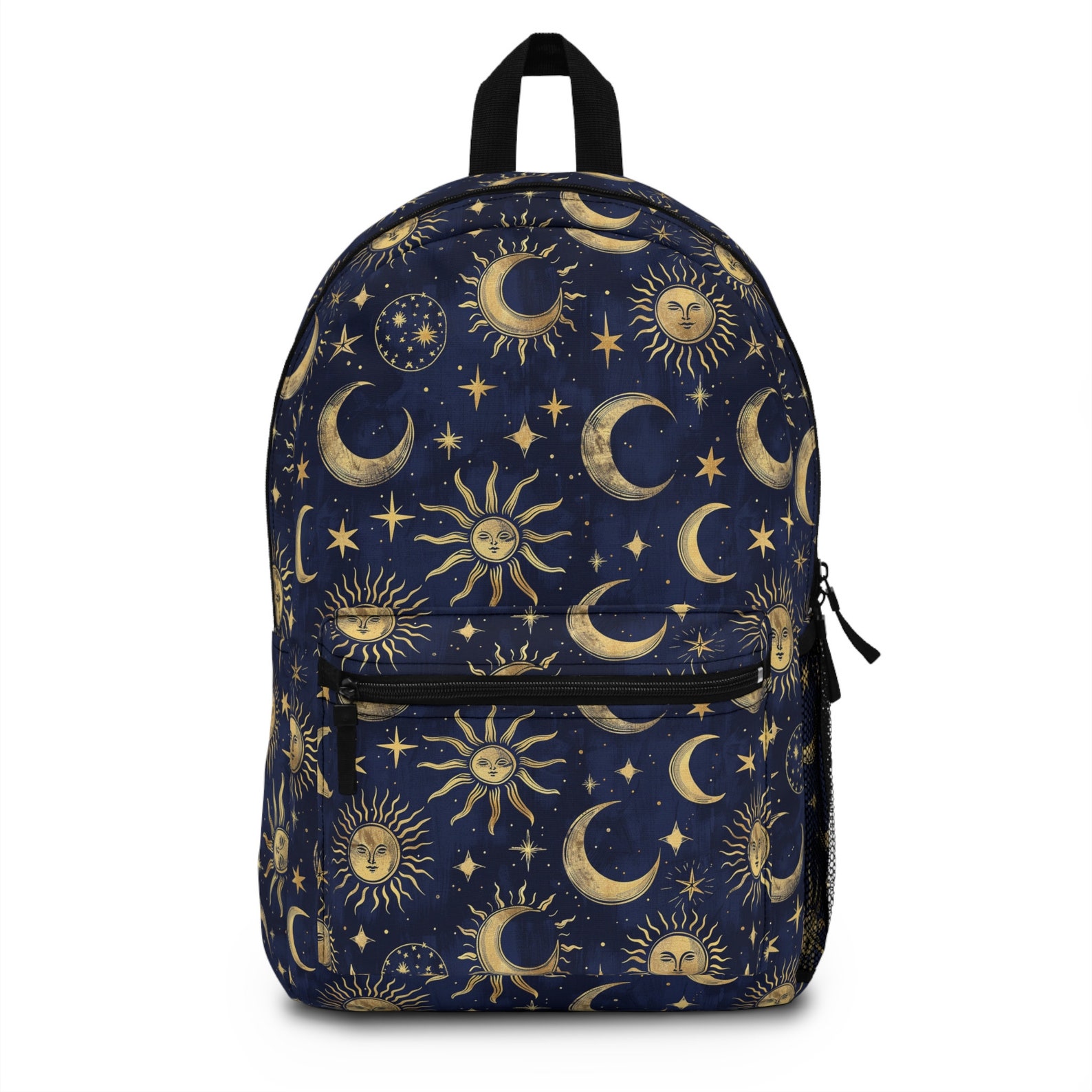 Sun, Moon, and Star Backpack Celestial Book Bag for School and Travel ...