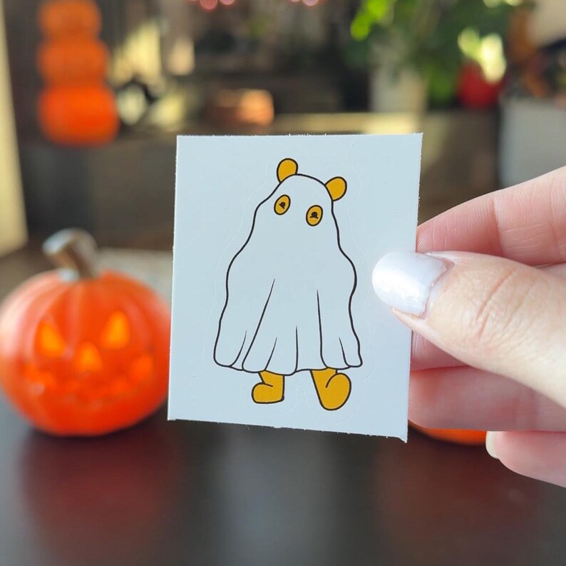 Winnie the Pooh Ghost Sticker - Etsy