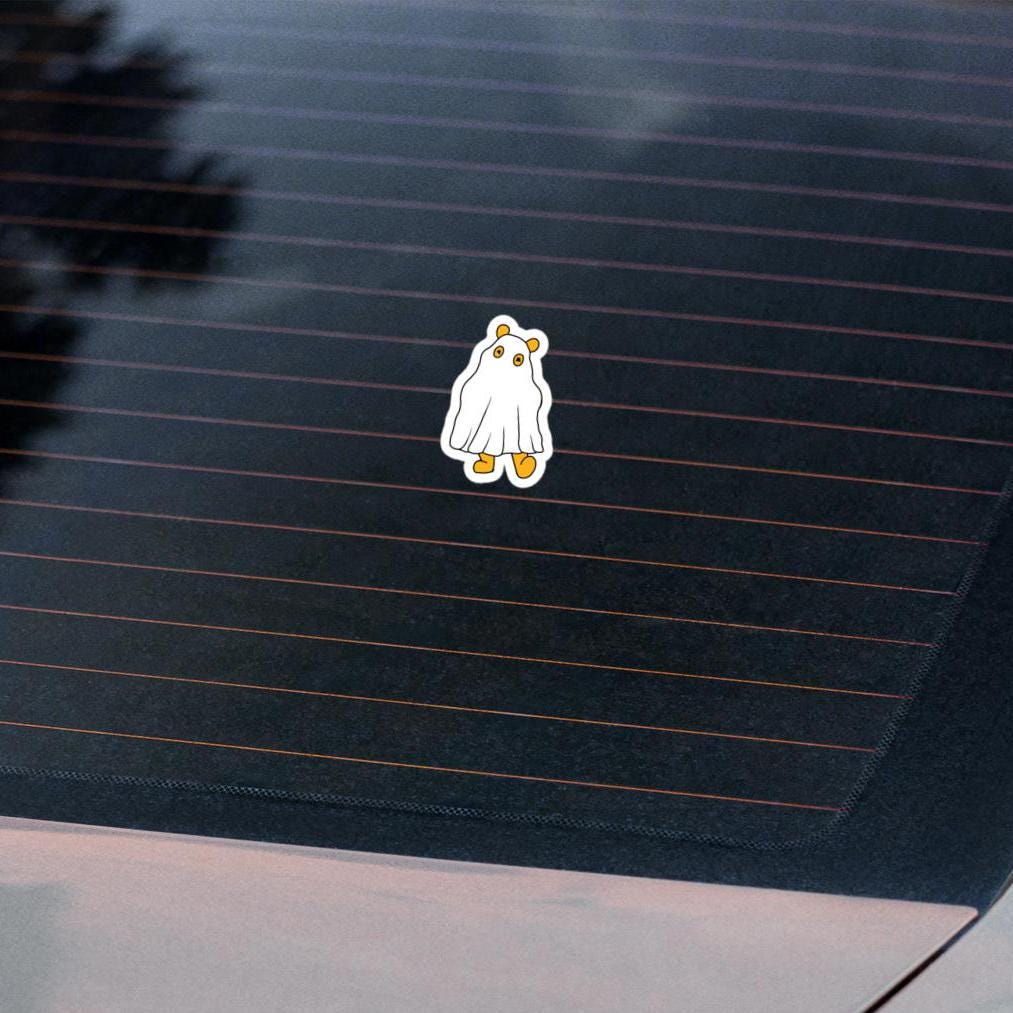 Winnie the Pooh Ghost Sticker - Etsy