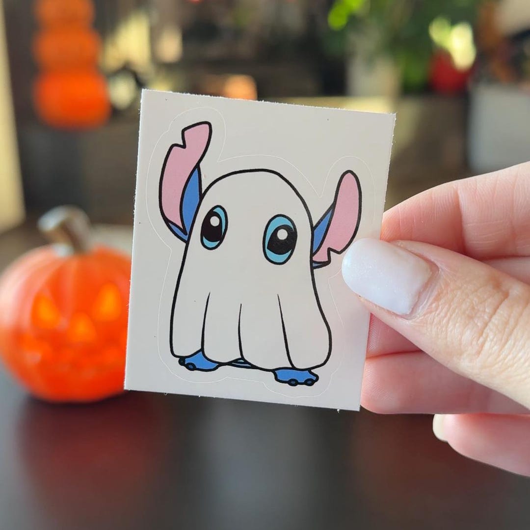 Ghost Stitch Sticker - Etsy