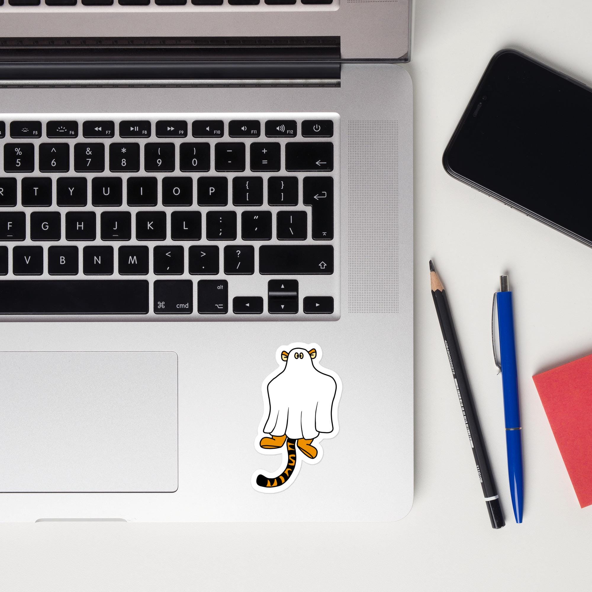 Ghost Tigger Sticker - Etsy