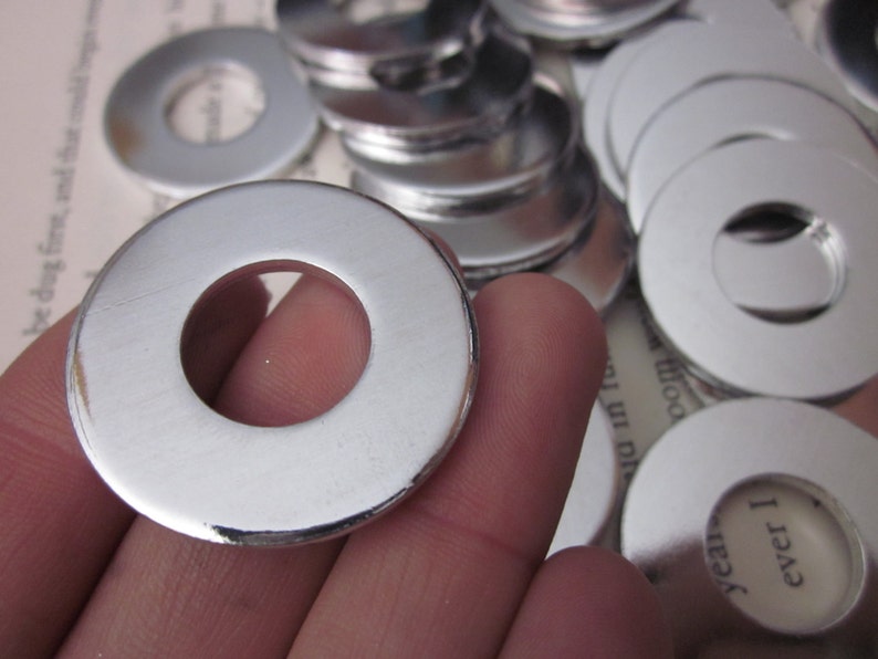 10 TUMBLED Aluminum 1.25 Inch Washers - Etsy Sweden